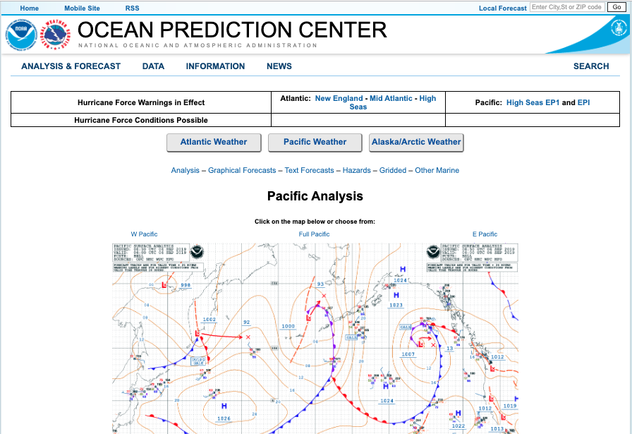 Route Planning and Weather Forecasting – MV Miss Miranda
